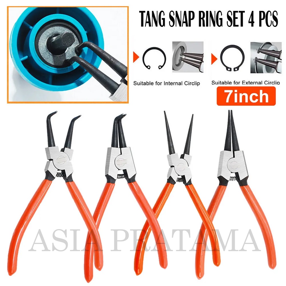 Jual SPT.88 YUKIDO JAPAN 7 INCH Tang Circlip Pliers Set 4pcs - Snap ...