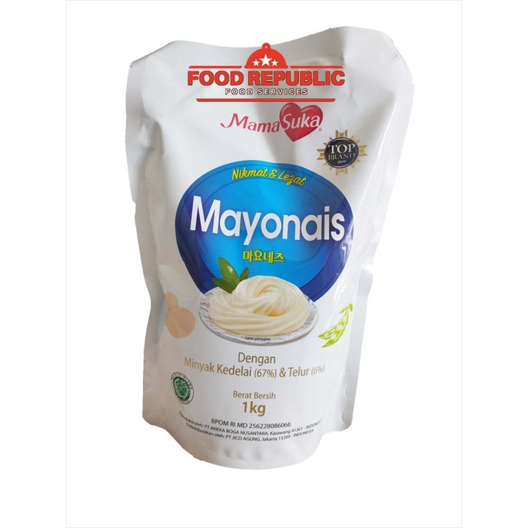 Jual MAMASUKA MAYONNAISE SAUCE 1 KG - SAUS MAYONES MAMASUKA HALAL ...