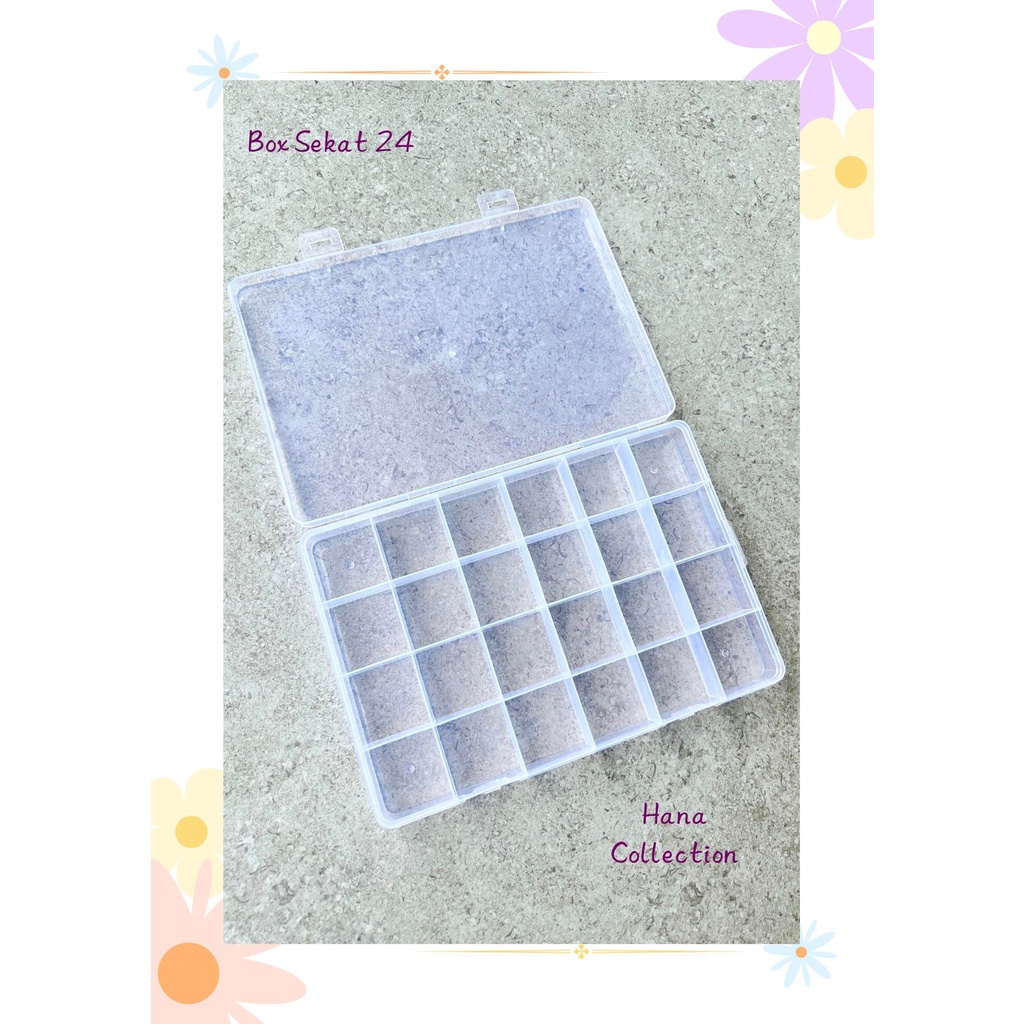 Jual (HANA) 1Buah Box Sekat 24 | Shopee Indonesia