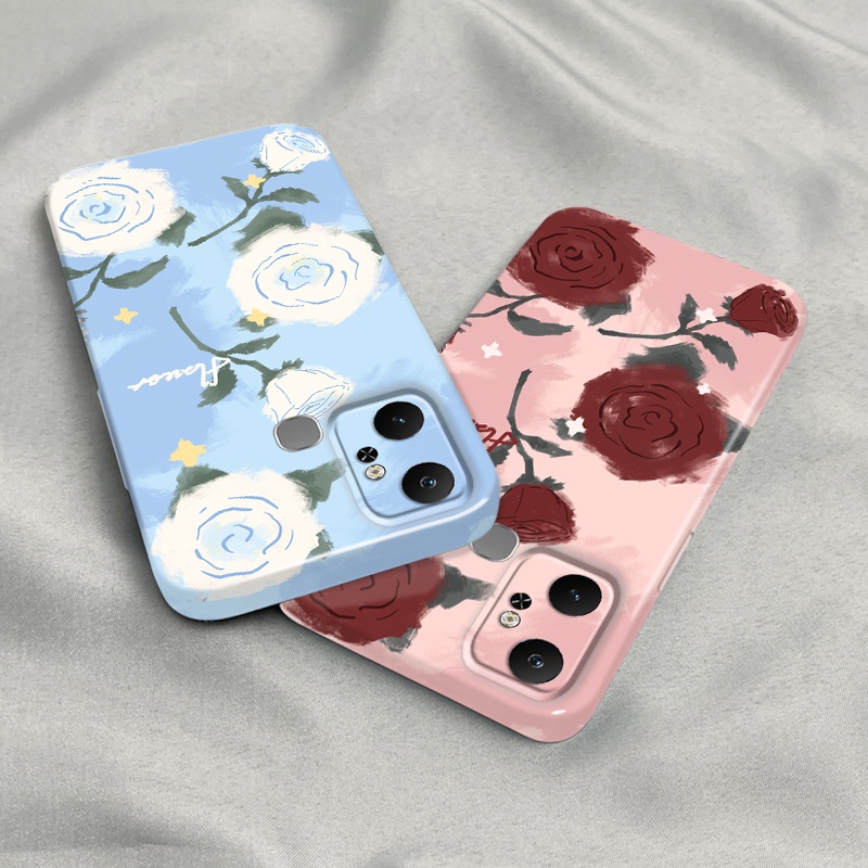 Jual JSMEGA Infinix Casing Hp Infinix Smart 6 Case Mawar Merah Dingin ...