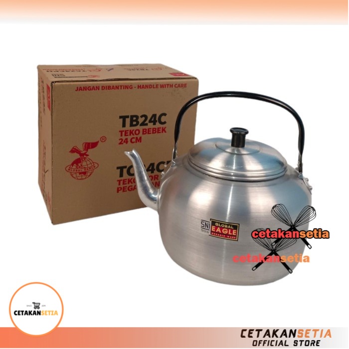 Jual Teko Ceret Aluminium 18 22 24 26 CM Cor Eagle / Ketel Air Minum ...