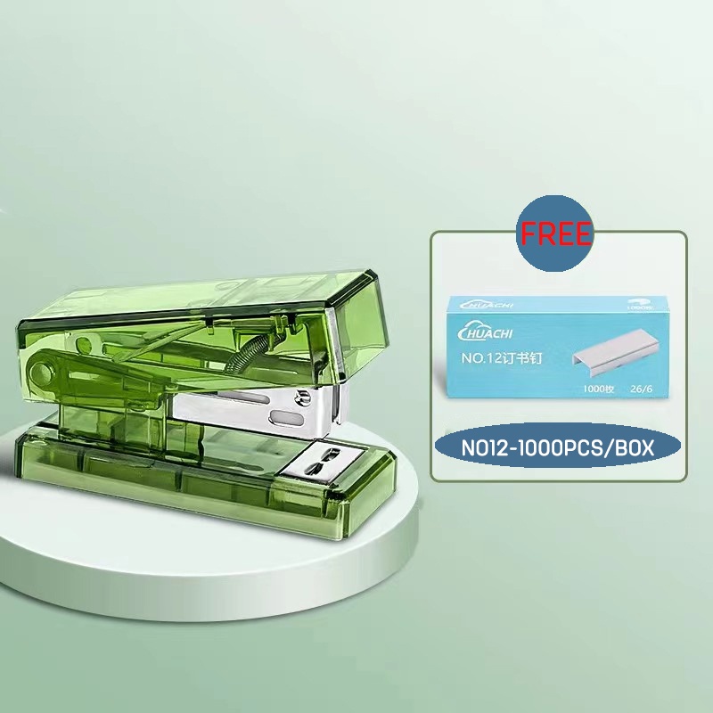 Jual Stapler Transparan Siswa Terompet Mini Stapler Genggam Mesin Jilid ...