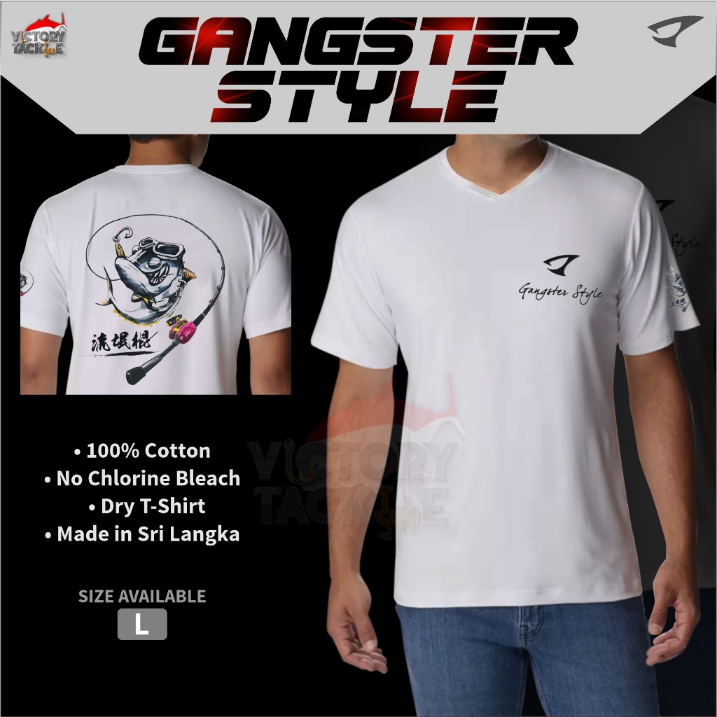 Jual Baju Pancing Jigging Master Gangster Style Polyester | Shopee ...
