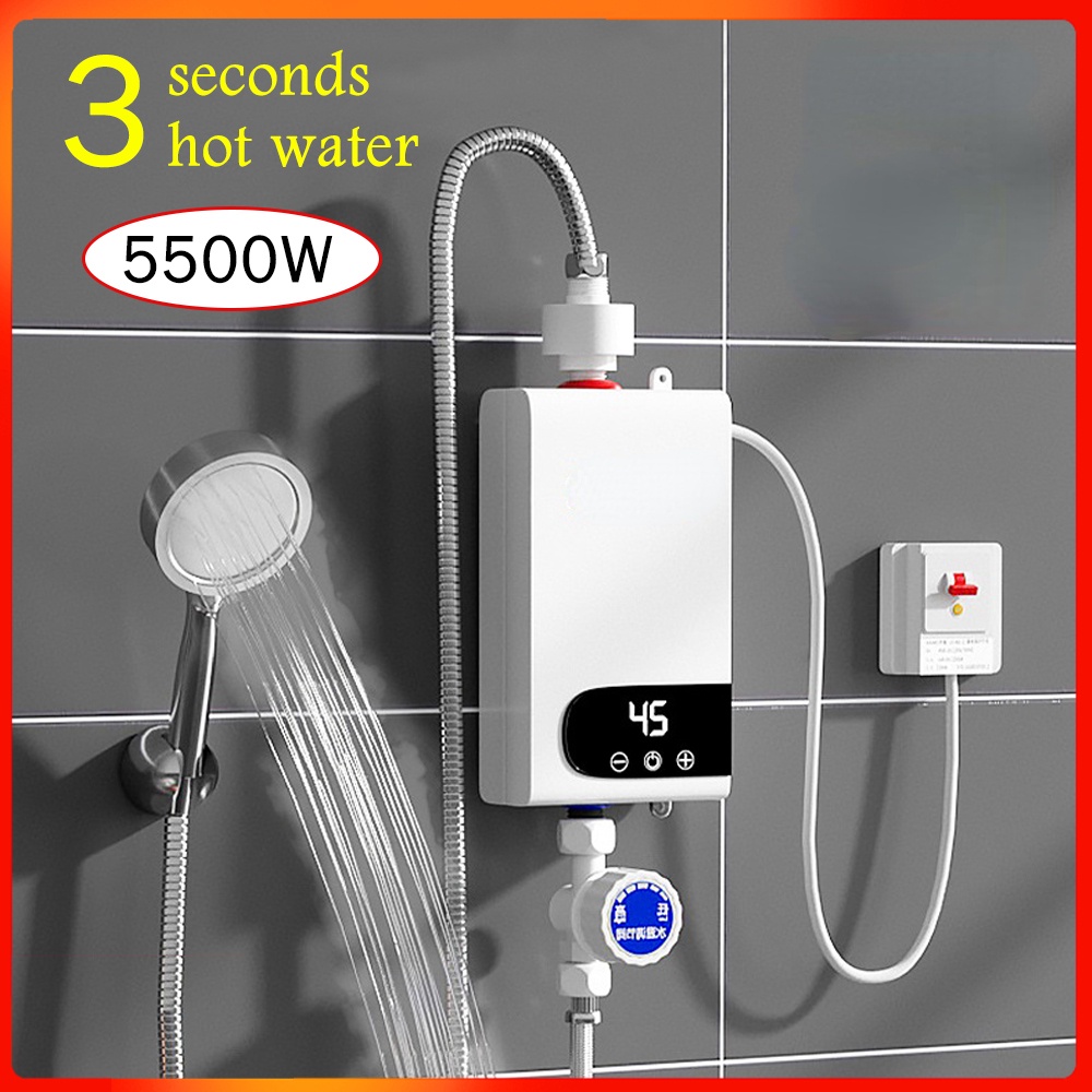 Jual CUKYI Pemanas Air Listrik Water Heater SUS Heating System Shower ...