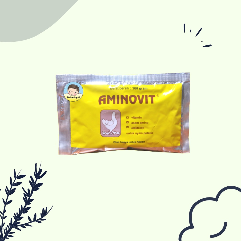 Jual AMINOVIT 100GR VITAMIN ASAM AMINO / ELEKTROLIT UNTUK AYAM PETELUR | Shopee Indonesia