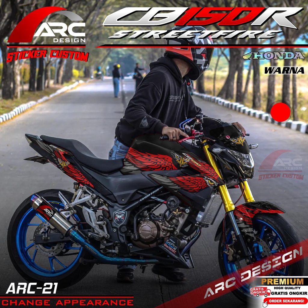 Jual (COD) TERBARU Decal Sticker Honda CB 150R Streetfire Fullbody ...
