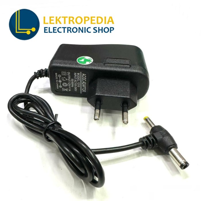 Jual Adaptor DC 12v 1A 2jack KLOP CCTV Adapter Modem Power Supply ...