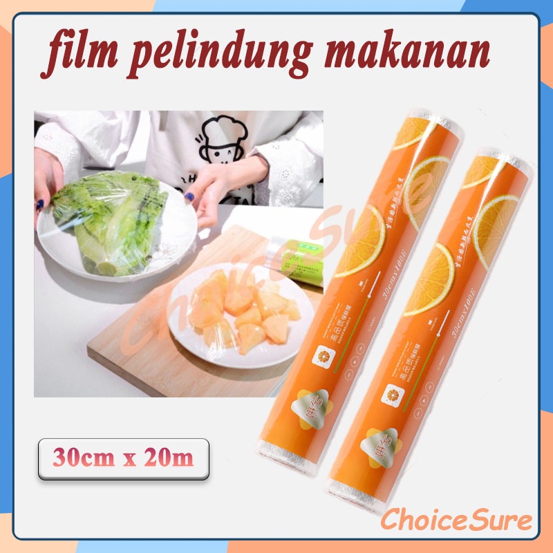 Jual 30cm x 20m Plastik Wrap Pembungkus Makanan Food / Plastik Wrapping ...