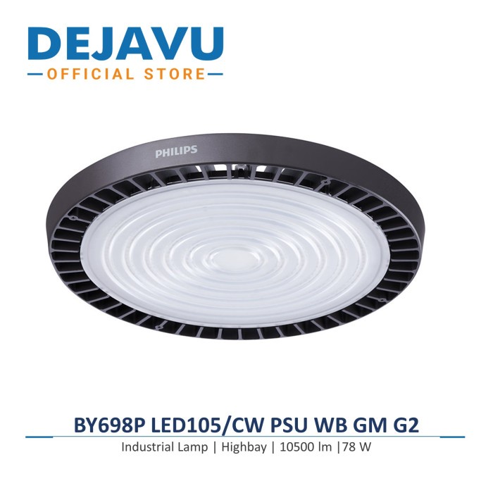 Jual Lampu High Bay Philips BY698P G5 LED105/CW PSU WB GM | Shopee ...