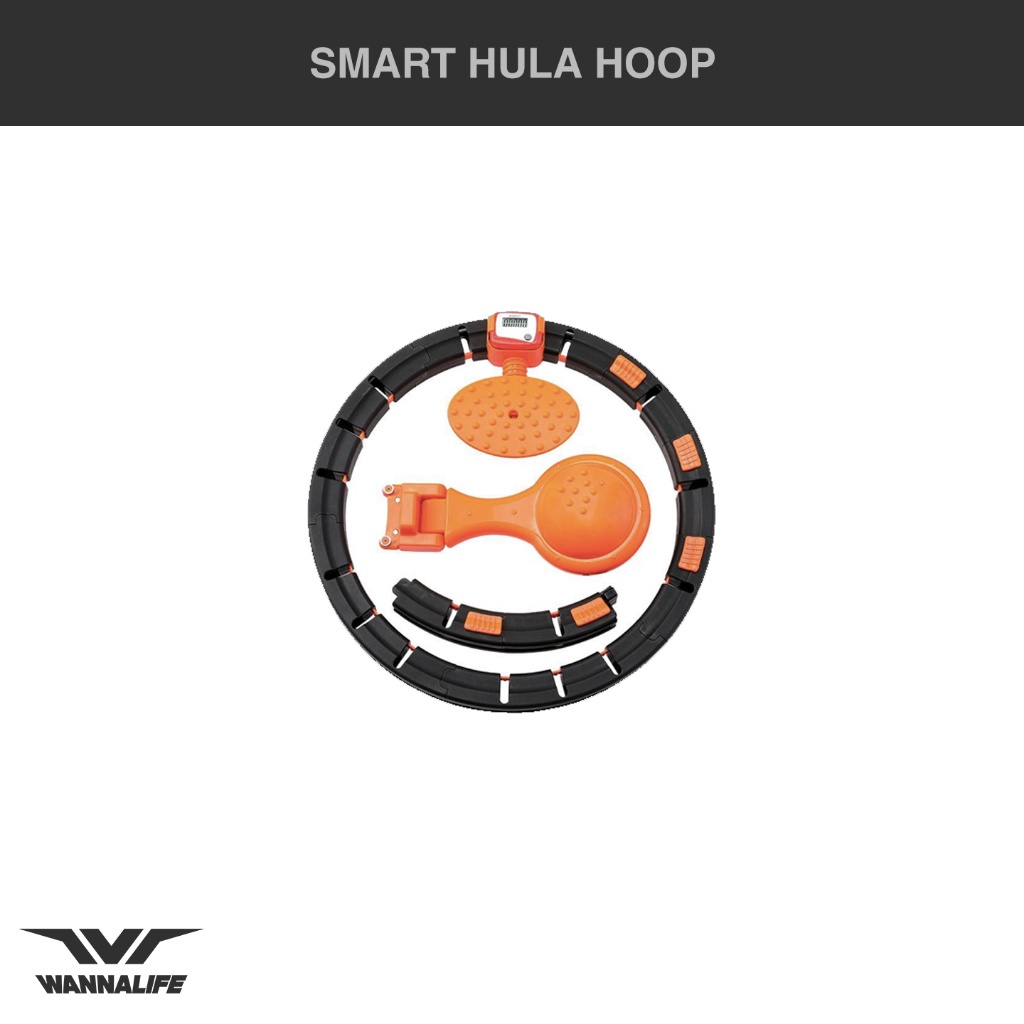 Jual Smart Hula Hoop Wannalife Hulahoop Ring Digital Olahraga Pengecil ...