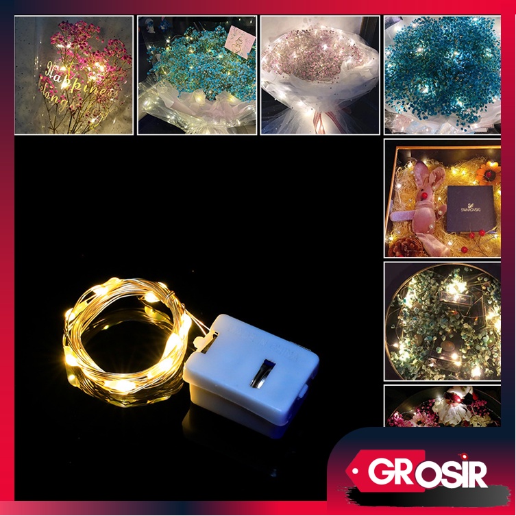 Jual Grosir - L1110 Lampu Hias Dekorasi Gift Box Bucket / Lampu Kawat ...