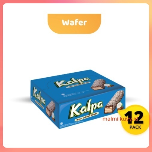 Jual KALPA WAFER COKELAT KELAPA DUS ( ISI 12 PCS x 24 GRAM ) EX 28 GR ...