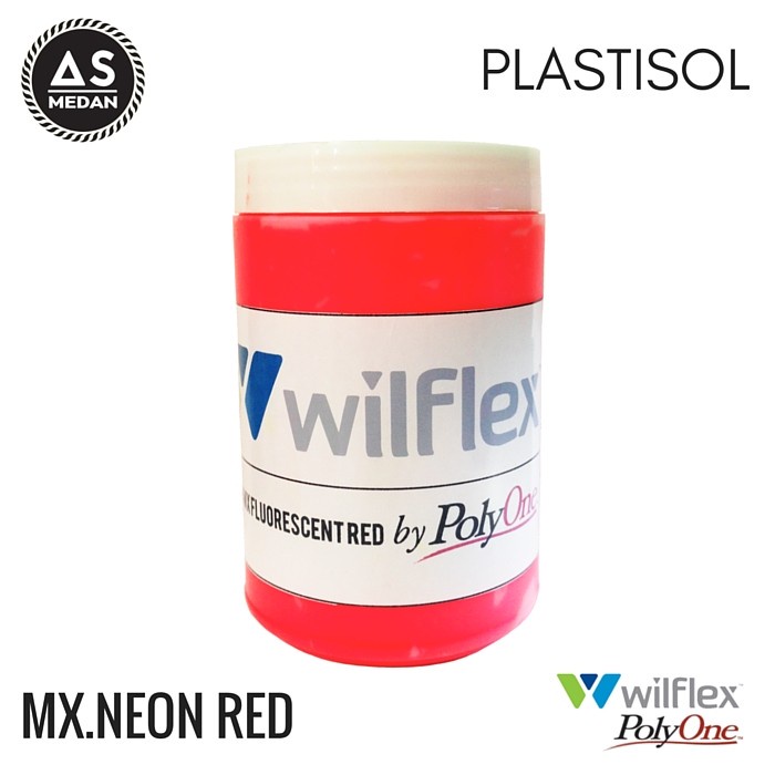 Jual PLASTISOL WILFLEX POLYONE - MX NEON RED 1KG | Shopee Indonesia