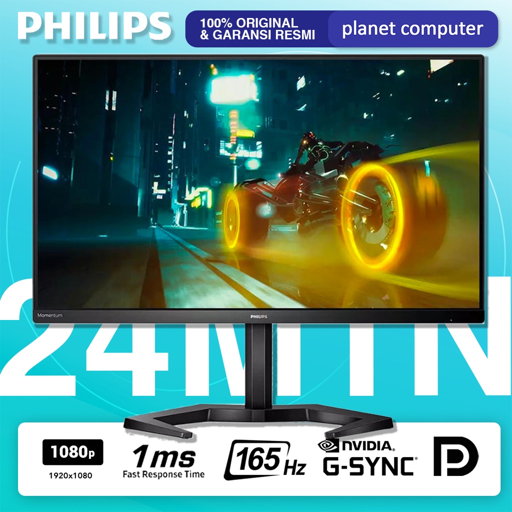 Jual Monitor LED Philips 24M1N3200ZA 24" IPS 1080p 165Hz DP Speaker ...