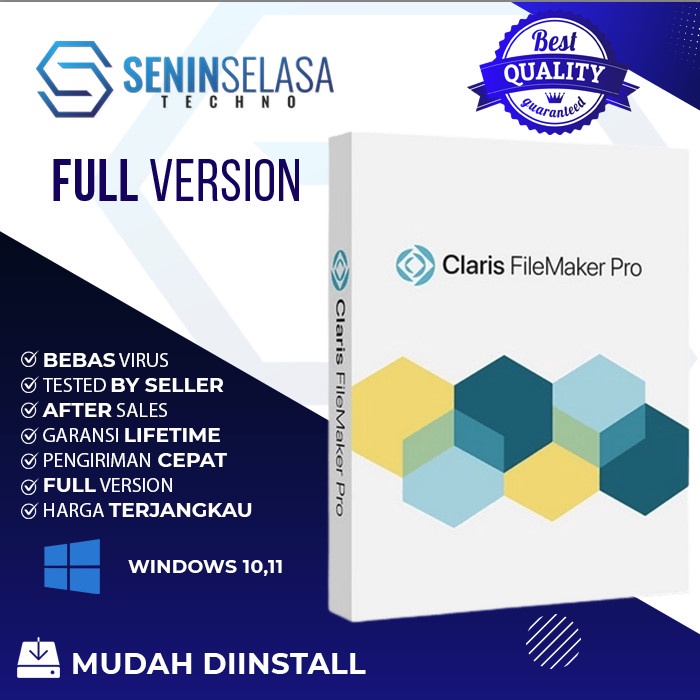 Jual Software Pembuatan Basis Data: Claris FileMaker Pro 21 [WIN ...