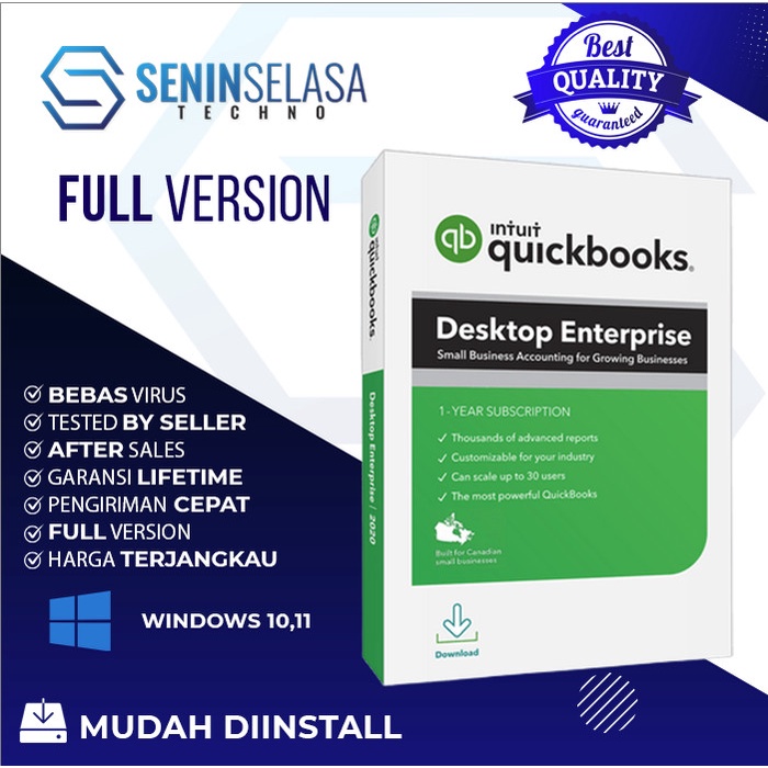 Jual Software Business Management: Intuit QuickBooks Enterprise 2024 [WIN & MAC] | Shopee Indonesia