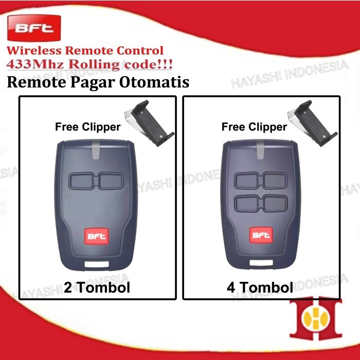 Jual Remote BFT Pembuka Pintu Gerbang Pagar Garasi Otomatis Automatic Gate | Shopee Indonesia