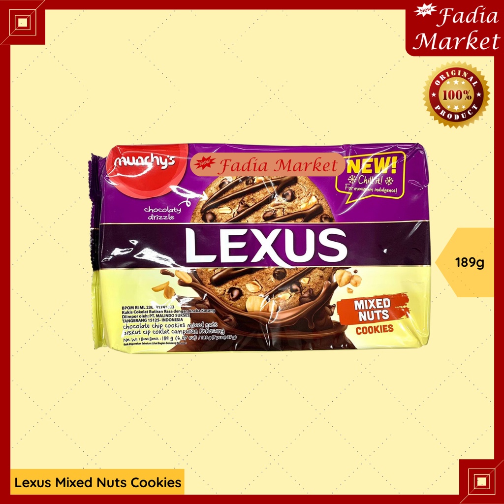 Jual DISKON EXP SEPTEMBER 2025 Lexus Mixed Nuts Cookies Choco Chip ...