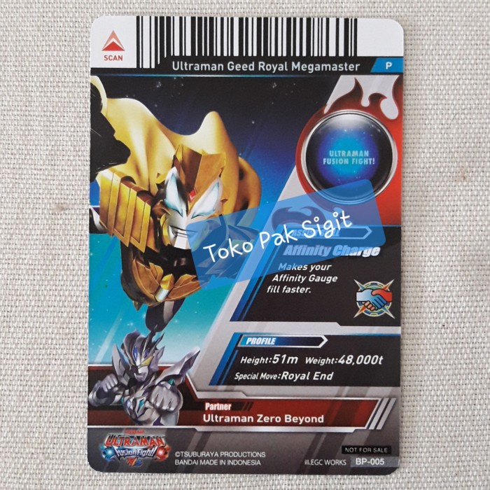 Jual tion Card Ultraman Geed Royal Megamaster Ultraman R/B RB | Shopee Indonesia
