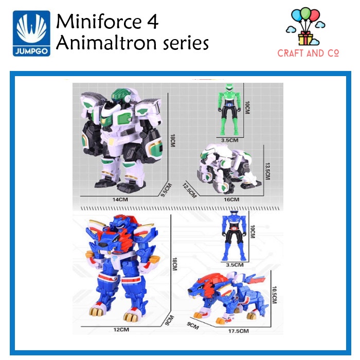 Jual Miniforce Jumpgo Season 4 Volt Lucy Max Sammy Leo Jackey ...