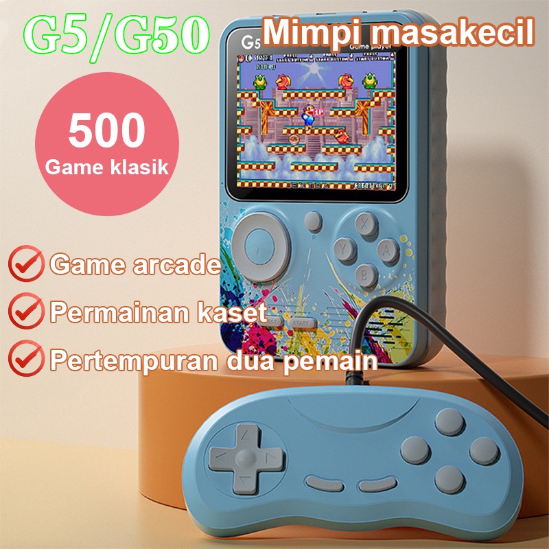 Jual 500 in 1 G5/G50 Game boy Retro Games Mini Player 1 Player / 2 ...
