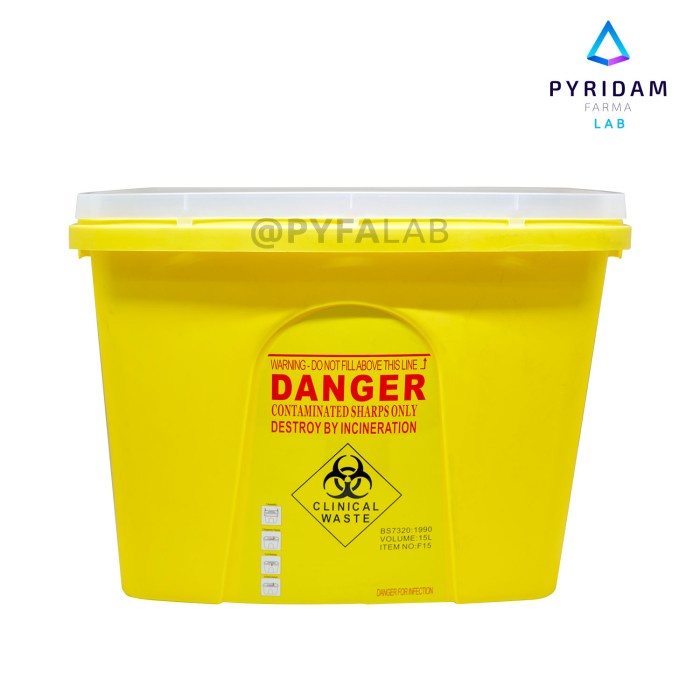 Jual Citotest Sharp Container / Biohazard 15L | Shopee Indonesia