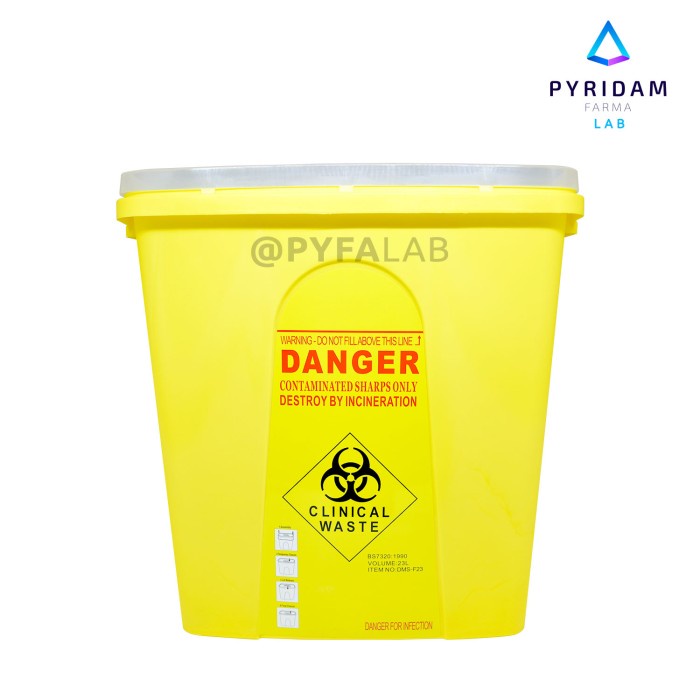 Jual Citotest Sharp Container / Biohazard 23L | Shopee Indonesia
