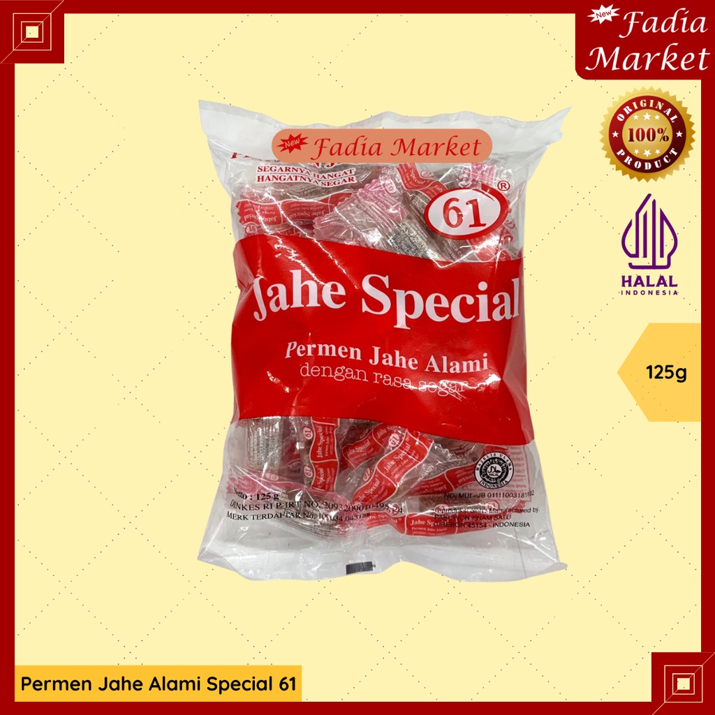 Jual Jahe Permen Special Ginger Candy 61 125g | Shopee Indonesia