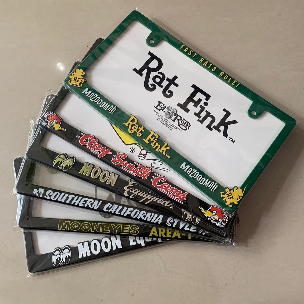 Jual MOONEYES - License Frame Plate/Frame Plat Nomor - MOBIL | Shopee Indonesia