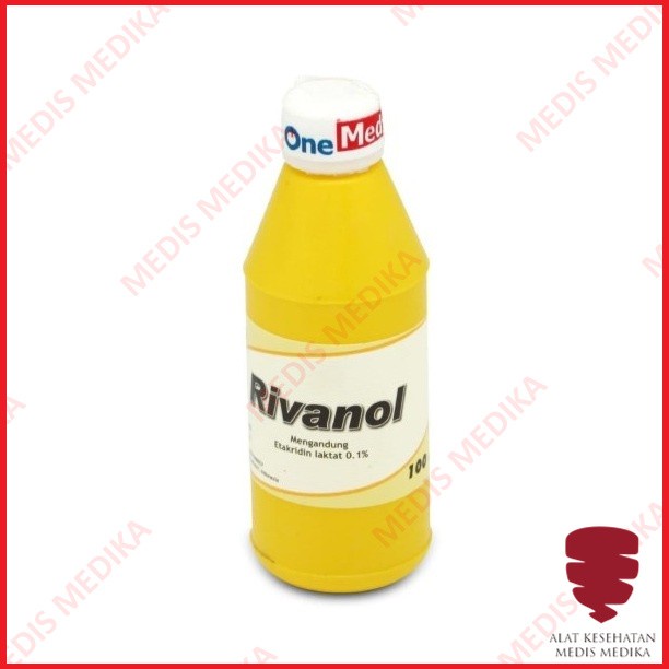 Jual Onemed Rivanol 100ml Antiseptik P3K Cairan Pembersih Luka Botol ...
