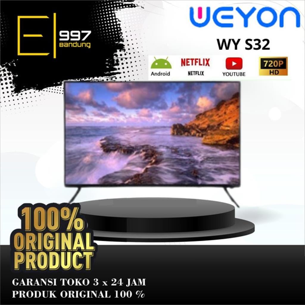 Jual WEYON SAKURA LED TV WY S32 / WYS32 , Smart Android TV 32 Inch | Shopee Indonesia