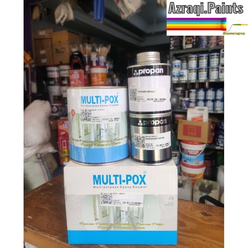 Jual CAT EPOXY MULTIPOX PROPAN MX-99 ( 1 LITER ) SET ( 3 KALENG ...