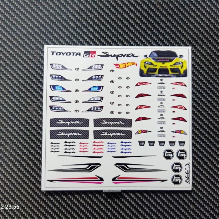 Jual Decal Striping Hot wheels toyota gr supra GR supra | Shopee Indonesia