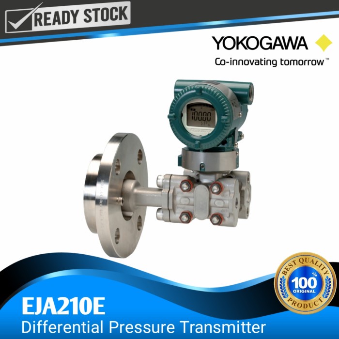 Jual YOKOGAWA EJA210E Flange Mounted Differential Pressure Transmitter ...