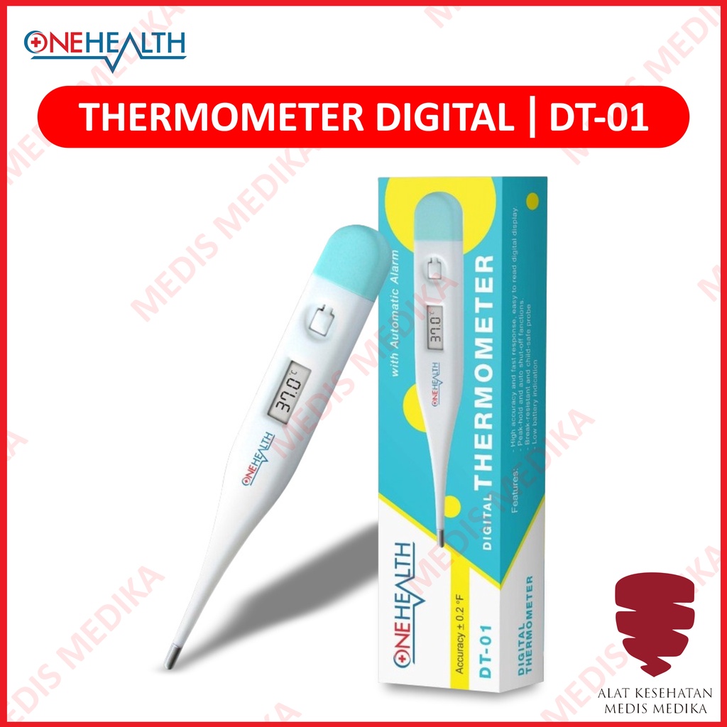 Jual Thermometer Digital OneHealth DT-01 Termometer Alat Ukur Suhu ...