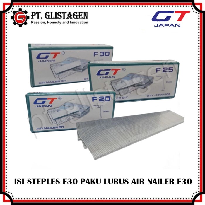 Jual Isi Steples Mesin Paku Tembak Mata Air Nailer Lurus GT | Shopee ...