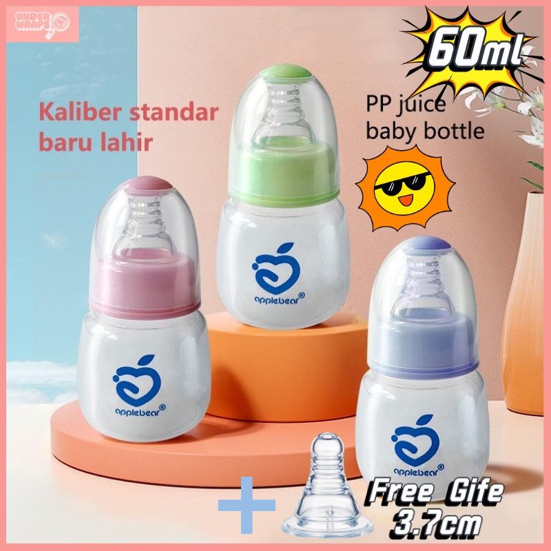 Jual [NUZ]60ml Dot Nipple Standard Bottle Susu FREE Botol Dot Sillicone ...