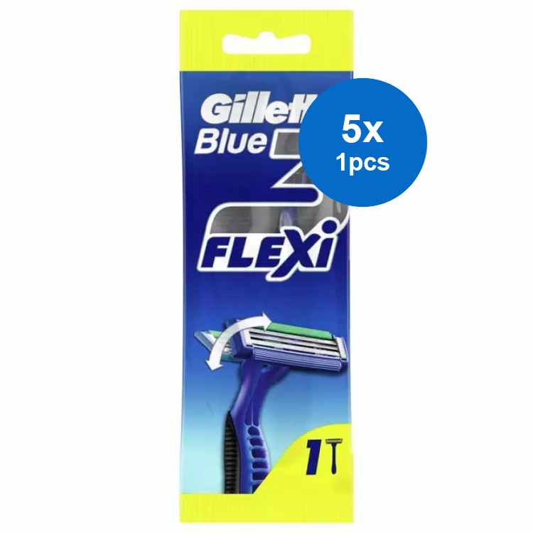 Jual Gillette Blue Flexi 3 Alat Cukur Simple 5 pcs | Shopee Indonesia
