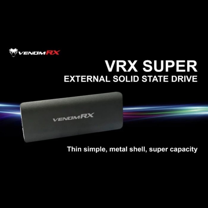 Jual VENOMRX EXT SSD 1 TB SSD External Portable 1TB VenomRX | Shopee ...