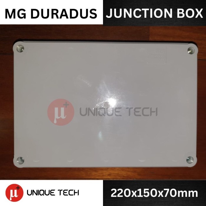 Jual DURADUS JUNCTION BOX 220x150x70mm OUTDOOR MG 011601 IP55 22x15x7CM ...