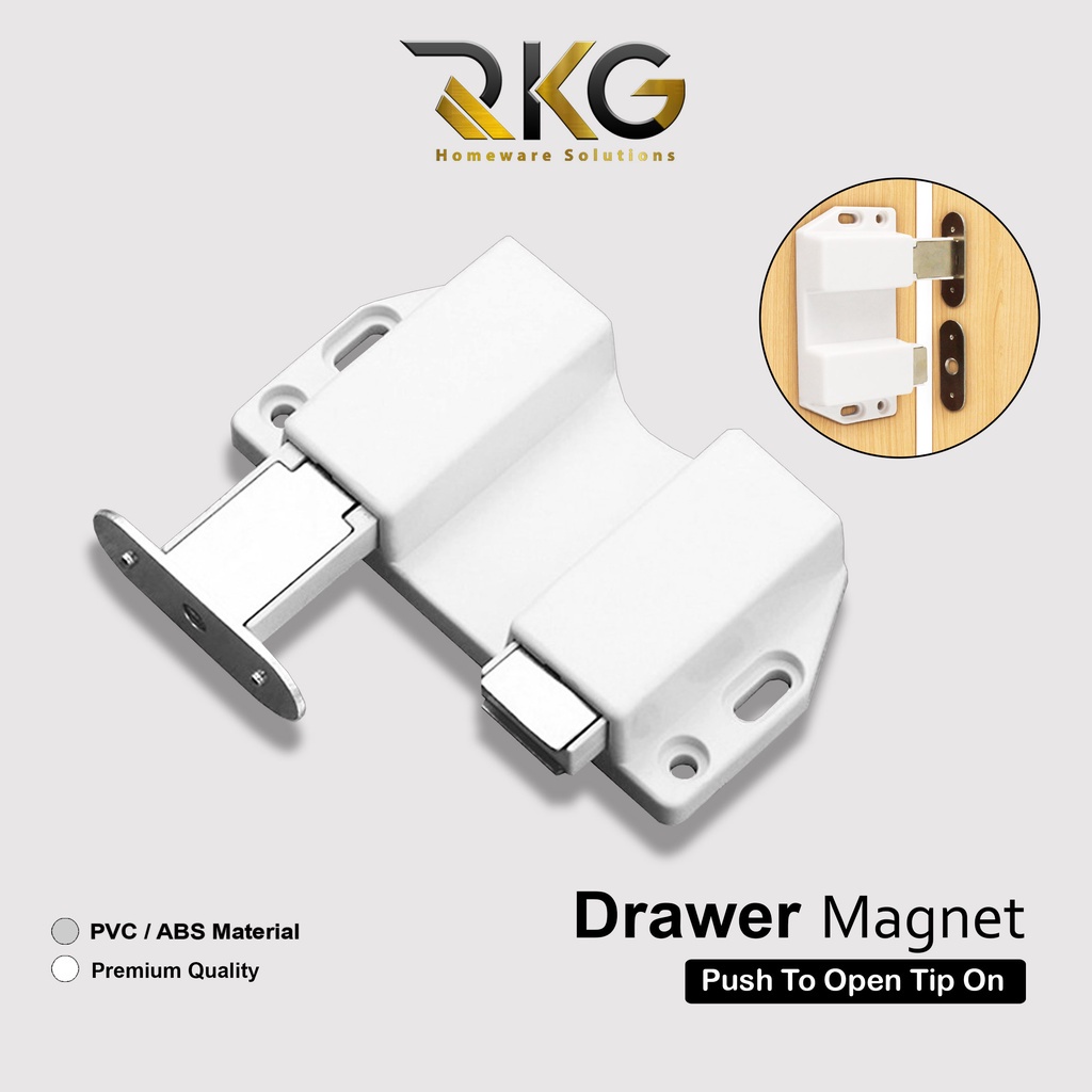 Jual RKG Push To Open Tip On Double Magnet / Door Bouncer Damper ...