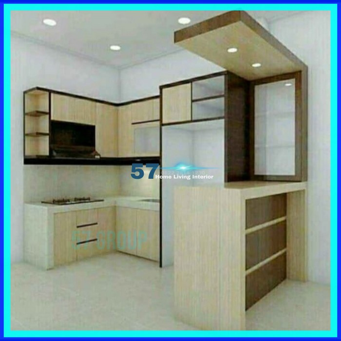 Jual Meja Bar Minimalis Dan Kitchen Set Bahan Plywood HPL Free Desain ...