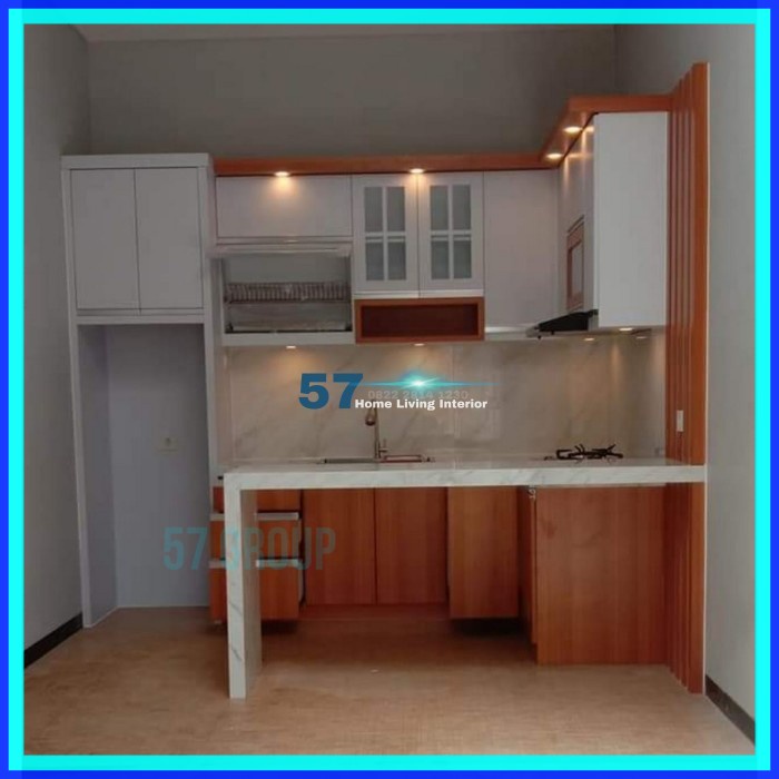 Jual Lemari Dapur Set & Meja Bar - Kitchen Minimalis Bahan Plywood HPL ...