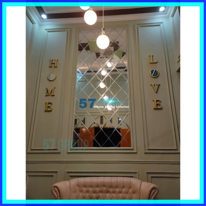 Jual Backdrop Penghias Dinding Kaca Bevel Bahan Plywood HPL Free Desain ...