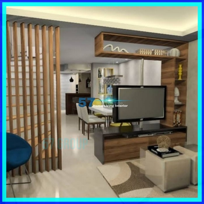 Jual Partisi Penyekat Ruangan Minimalis Modern Bahan Plywood HPL Free ...