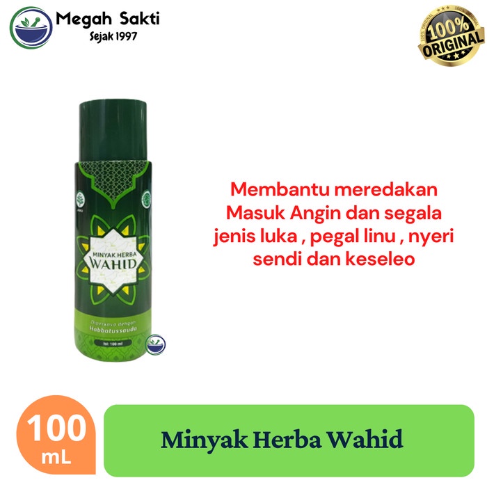 Jual Megah Sakti - Minyak Herba Wahid 100mL - Pereda Nyeri otot sendi , Luka dan rematik ...