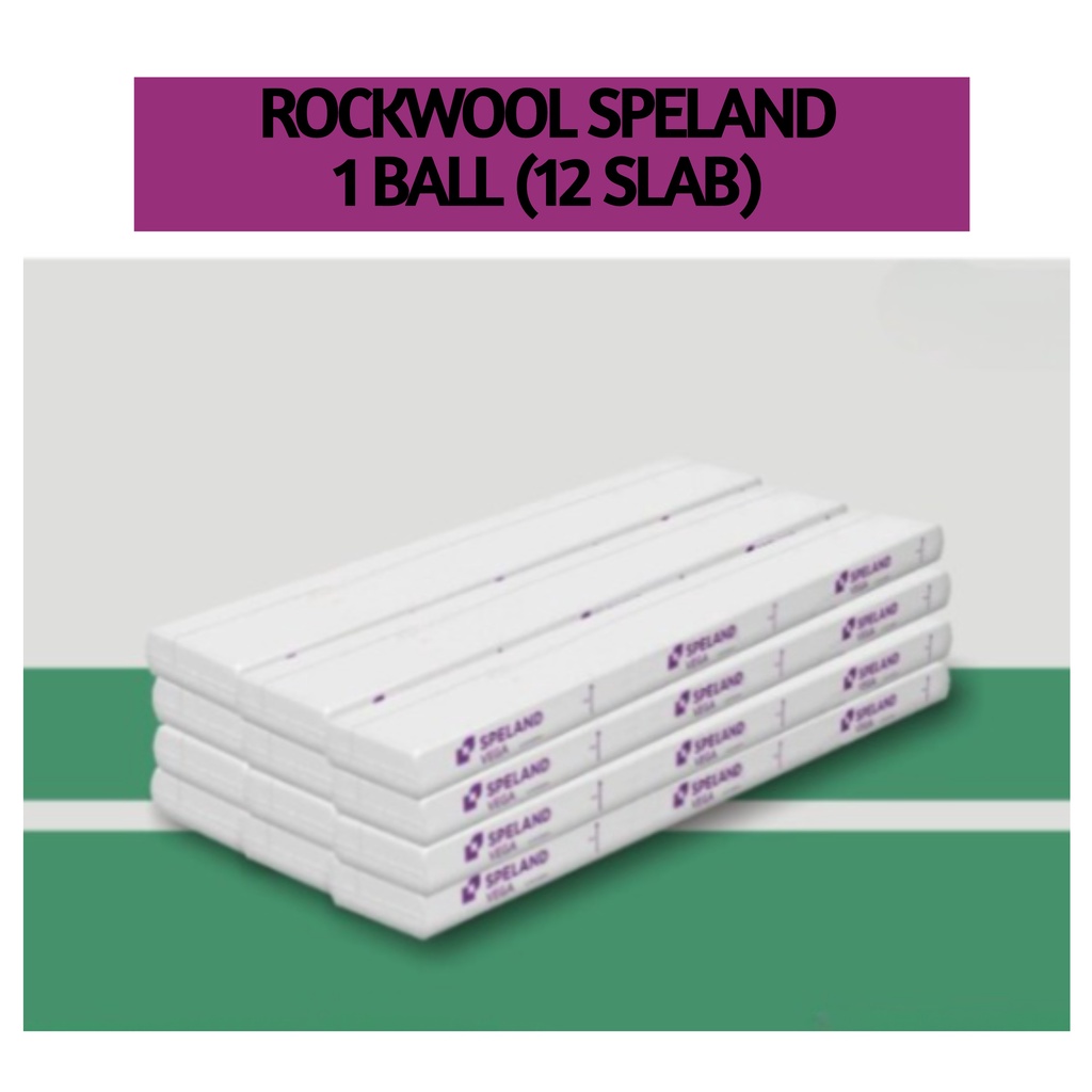Jual Rockwool SPELAND VEGA 1 Ball 12 Slab Media Tanam Hidroponik ...
