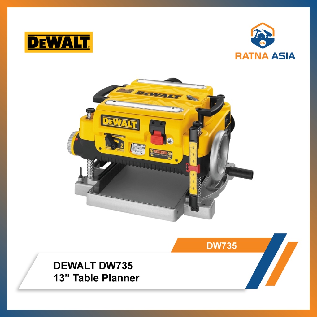 Jual Mesin Ketam / Serut Kayu Portable Table Planner Dewalt DW735 ...