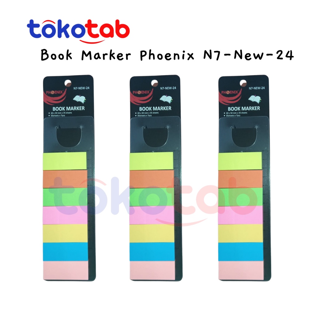 Jual Tokotab - Book Marker Phoenix Sticky Notes Penanda Buku | Shopee ...