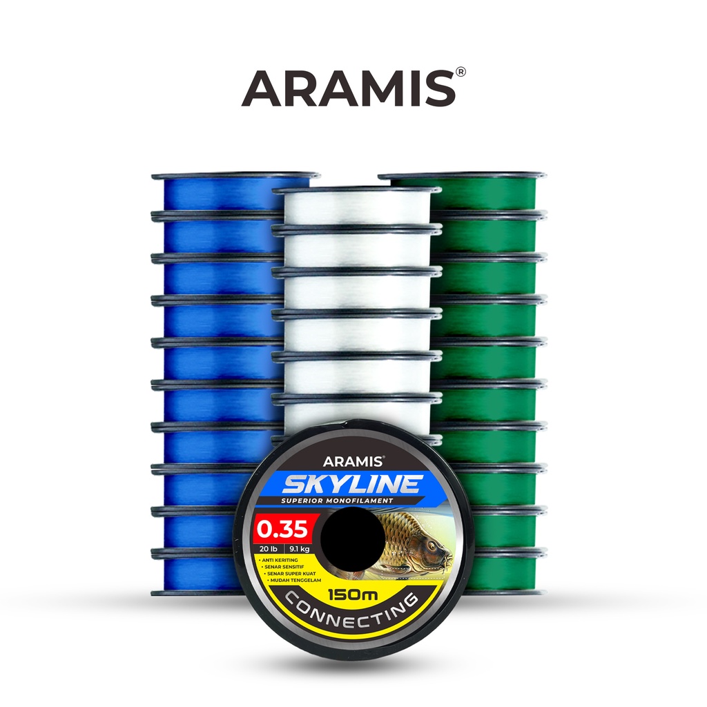 Jual Senar Nylon Aramis Skyline Benang Pancing Nilon Connecting 150 ...